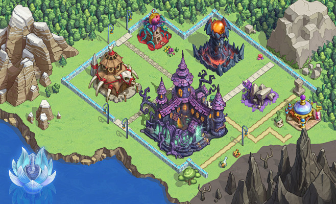 aaa-game-art-studio-arcade-map-for-japanese-tokyo-asian-strategy-2d-art ...