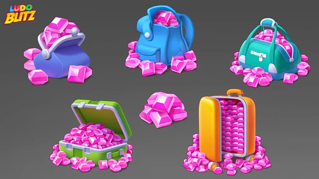 LUDO BLITZ - UI elements-花瓣网