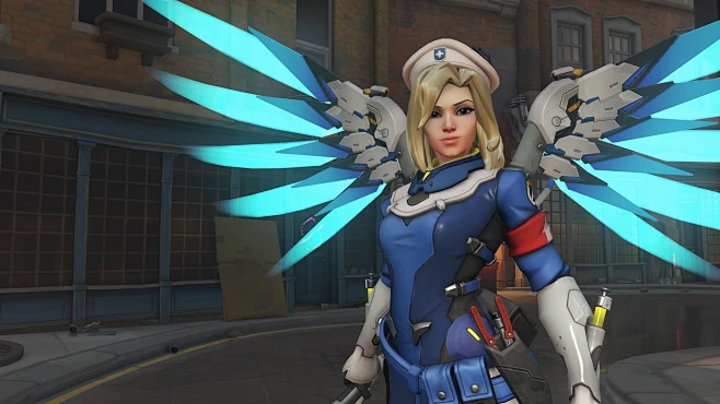 OVERWATCH - Mercy 'Combat Medic Ziegler' Character Skin-花瓣网