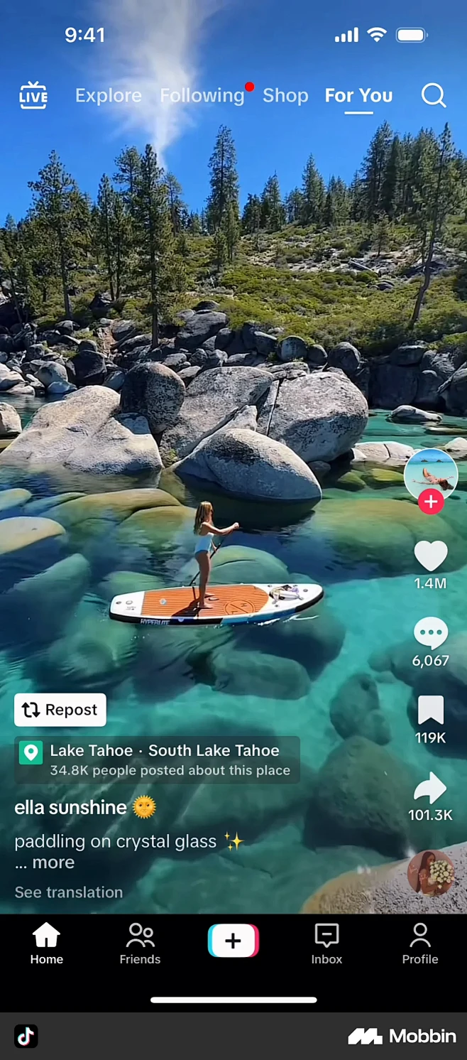TikTok screen-花瓣网
