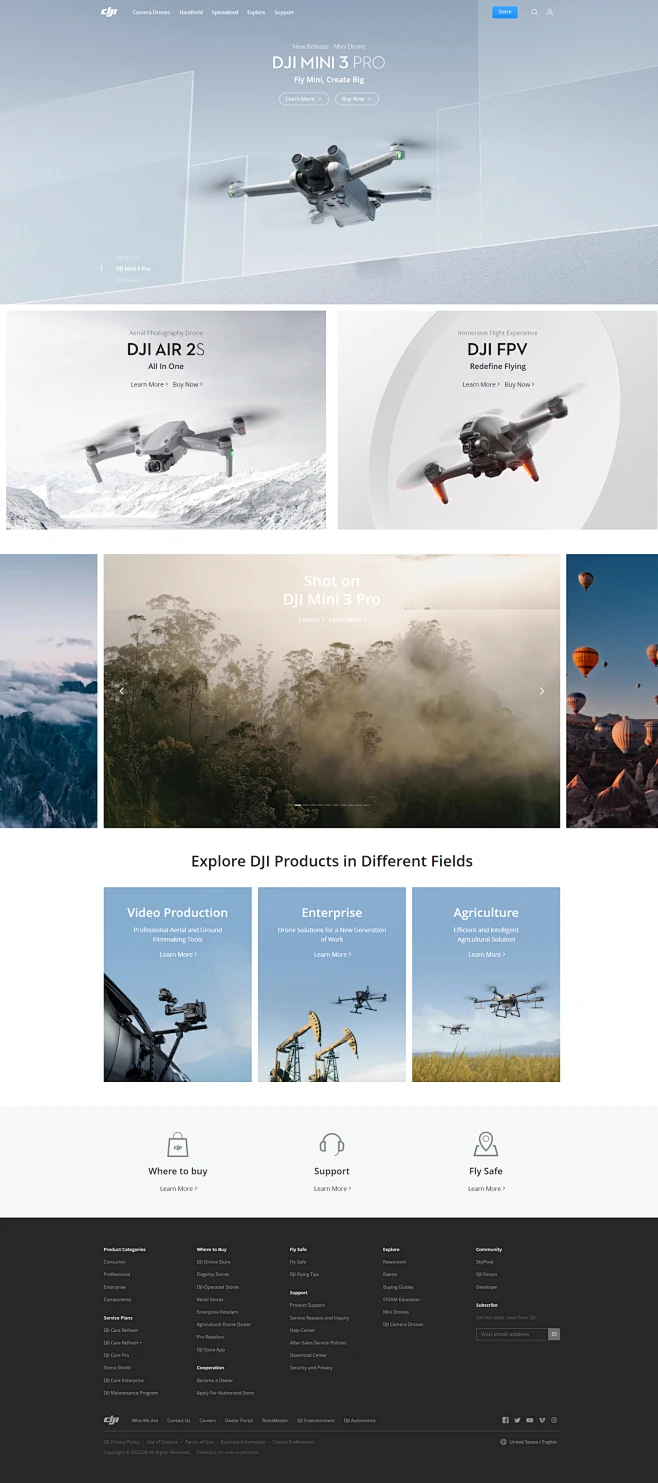 DJI - Official Website-花瓣网