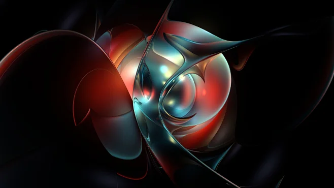 Abstract - 3D CGI Digital Abstract Wallpaper-花瓣网