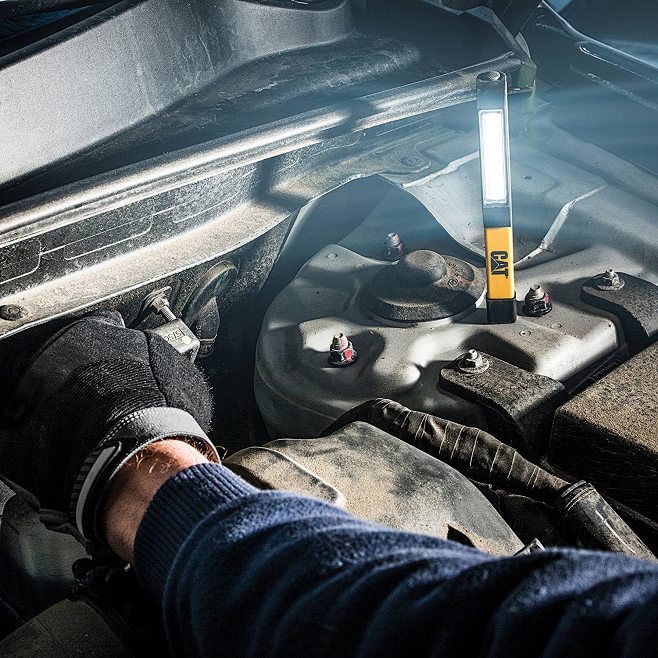 Cat CT1000 Pocket COB LED Flood Beam Pocket Work Light, Black/Yellow ...