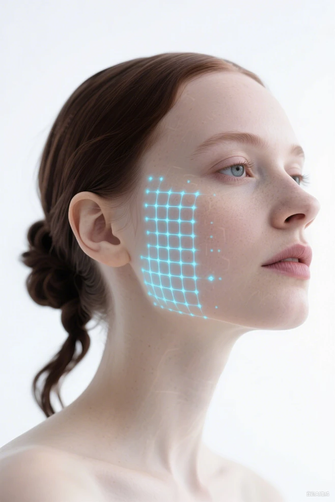科技风人脸元素设计(1)-花瓣网