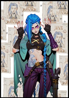 英雄联盟双城之战 Jinx图片_ACG动漫/插画/头像图片素材-花瓣网