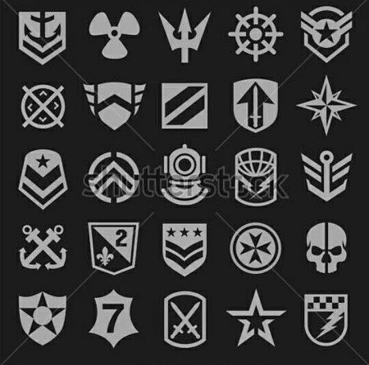 Military symbols 3: -花瓣网