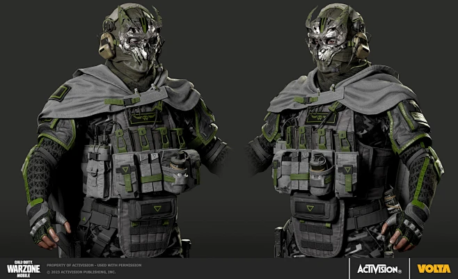 Ghost Condemned | Warzone Mobile | 3D Characters-花瓣网