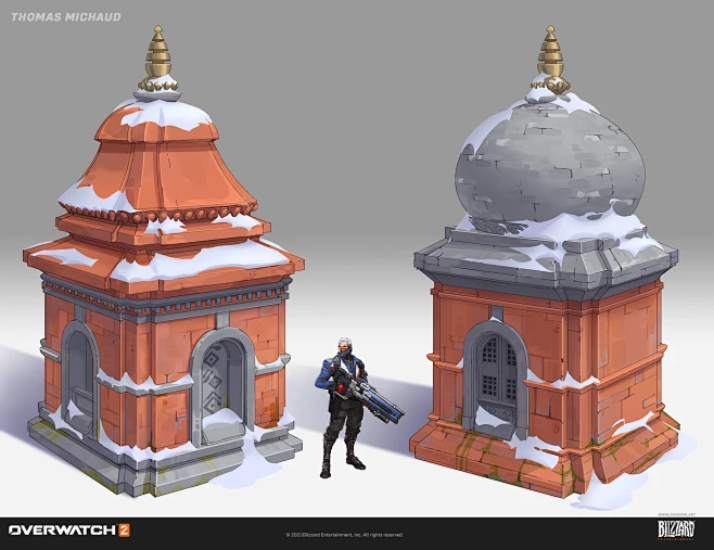 Overwatch 2 - Shambali Map - Props-花瓣网