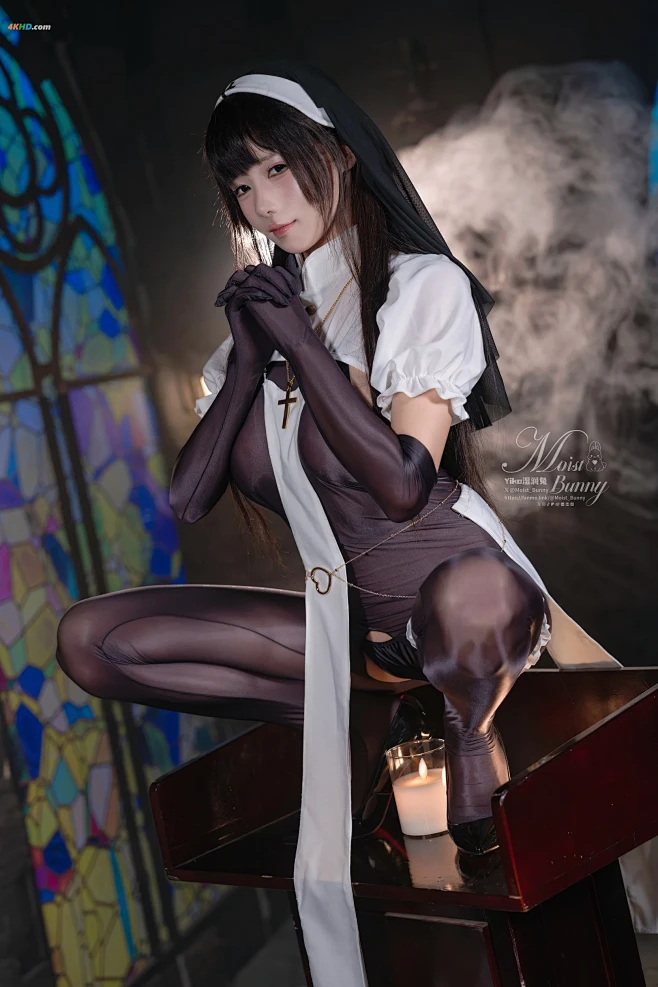 Yiko湿润兔 25.01月作品『布道圣女』傲慢扭胯舞-花瓣网