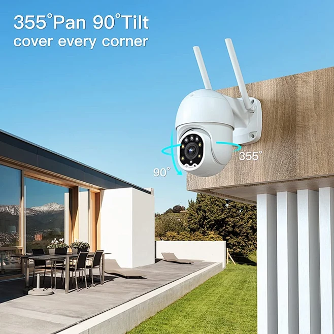 4G IP Camera WiFi 1080P 5X PTZ Wireless Security Protection CCTV ...