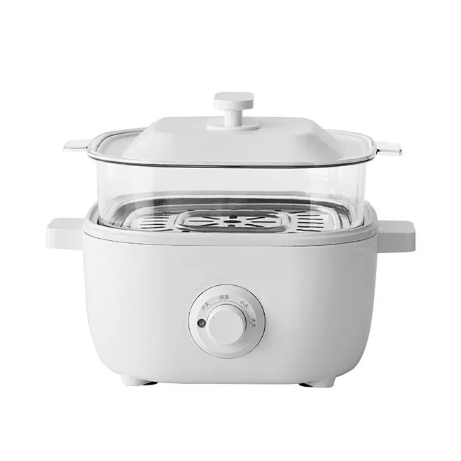 Kitchen Square Large Capacity 3l Heating Pot Non-stick Coating Electric ...