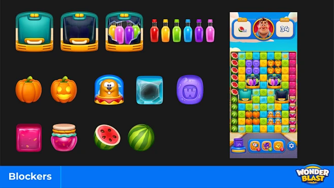 Wonder Blast Gameplay Items-花瓣网