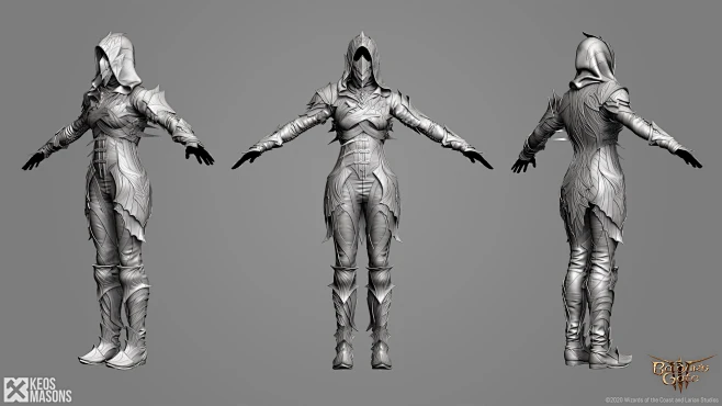 Drow Armor Set-花瓣网