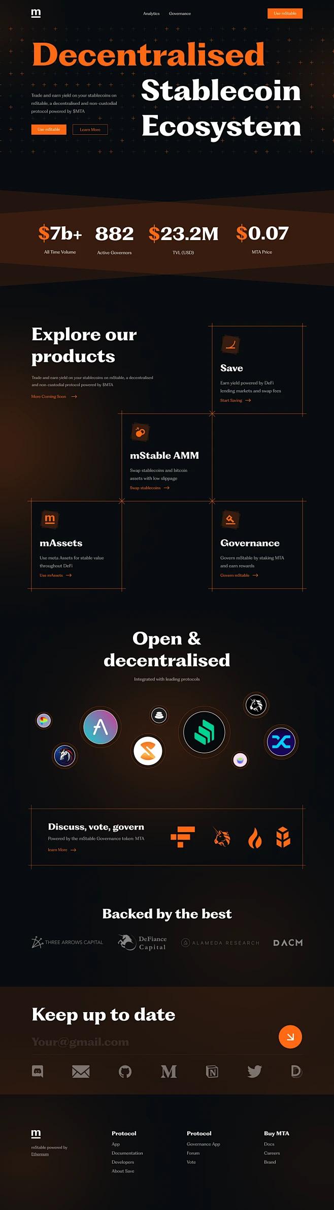 crypto landing page crypto website cryptocurrency defi landing page defi website Figma landing ...