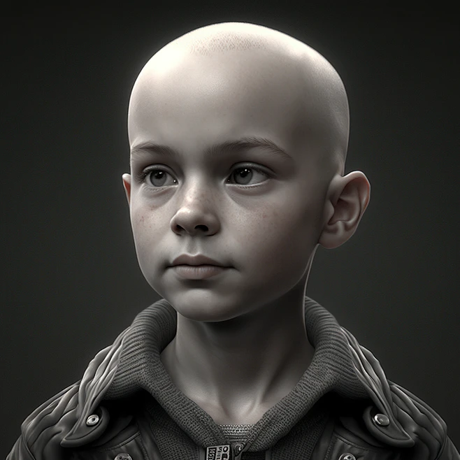 Bald boy characters-花瓣网
