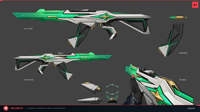 Valorant Comet Skin -花瓣网