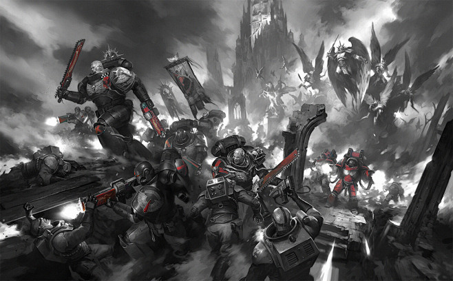 Warhammer 40k - Blood Angels Army Box Set Cover