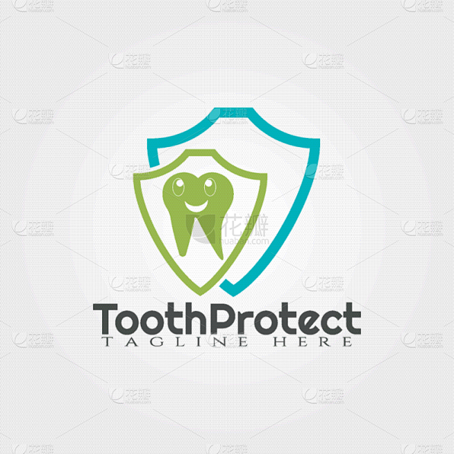 design human tooth logo tooth protection