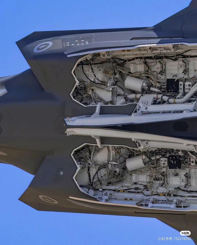 其他五代机弹仓都是整整齐齐, 就这 F35 这么乱