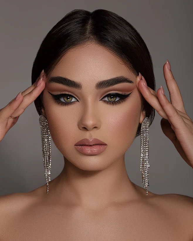 beauty Fashion model Photography portrait retouch-花瓣网