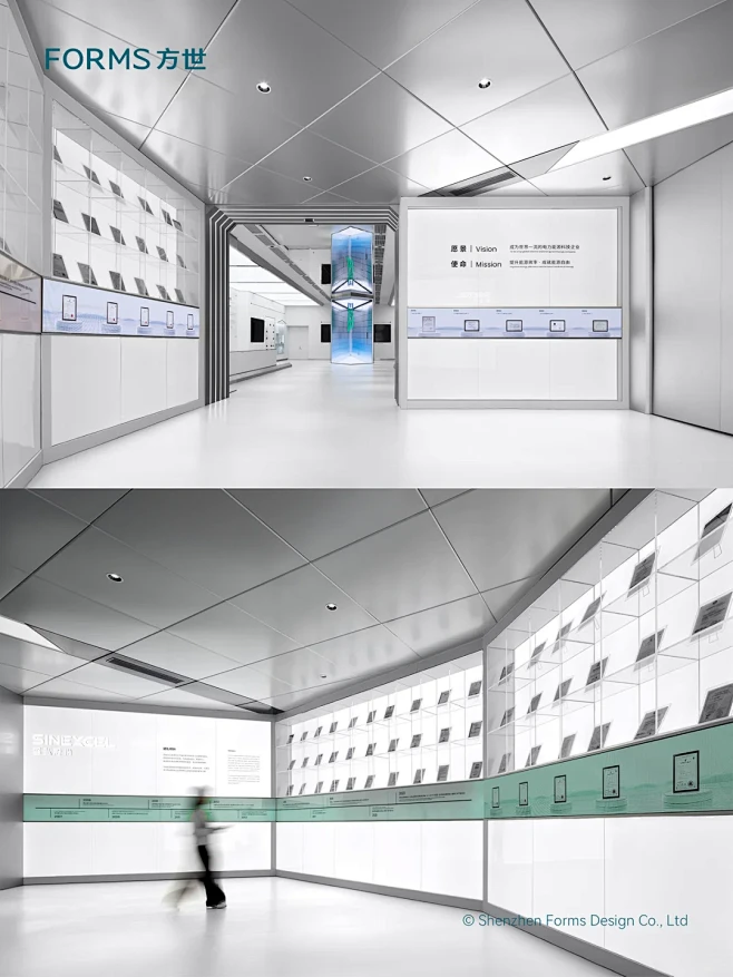 原创｜Sinexcel盛弘·智慧展厅｜空间设计 - 小红书-花瓣网