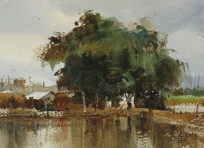 简中威水彩风景水彩来自cgbook.cn (119)