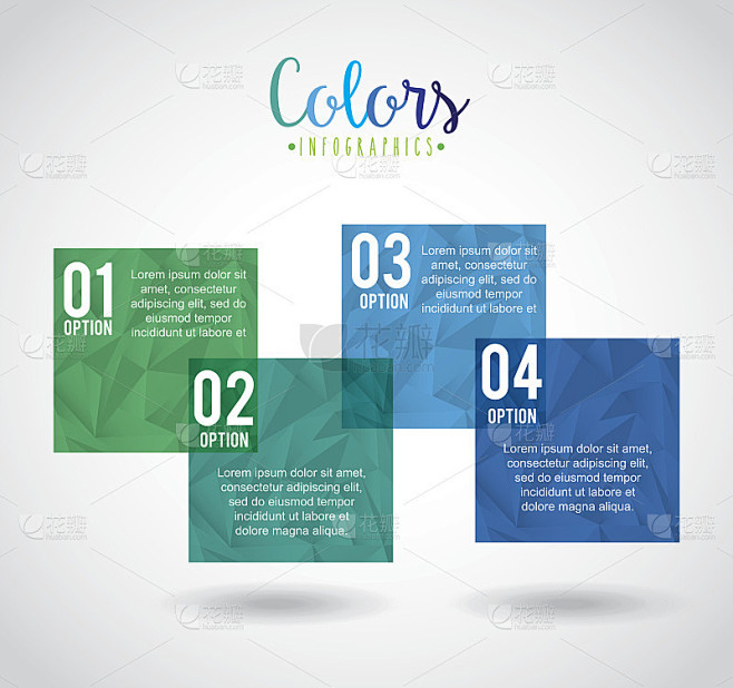 colors infographics
