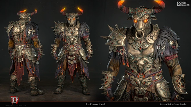 Diablo IV - Brazen Bull - Store Armor-花瓣网