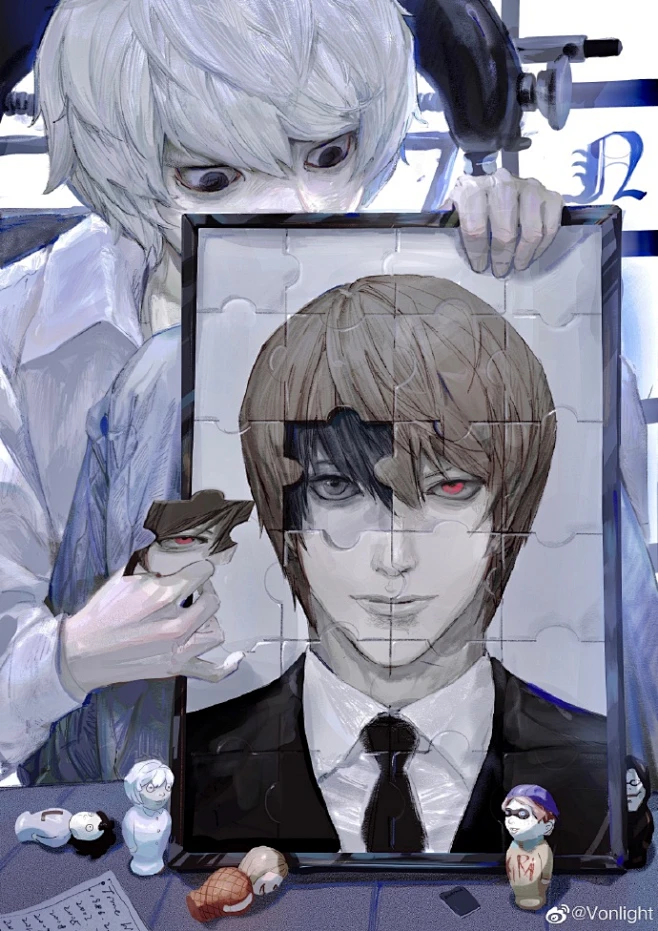The last piece of the puzzle. #death note##夜神月# -花瓣网