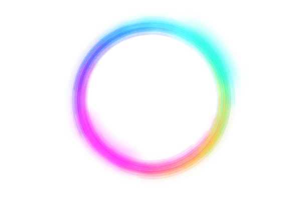 colorful circle frame circle light frame on transparent background PNG ...