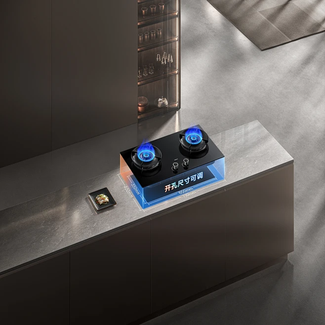 D2灶具悬浮版-花瓣网