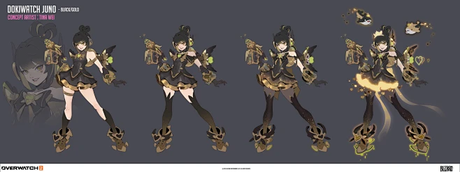 Overwatch 2: Dokiwatch Juno Mythic Skin concept-花瓣网