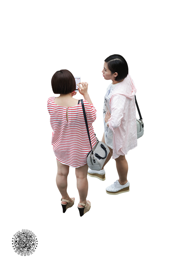 PS效果图人物素材/png免抠人物/街拍人物素材