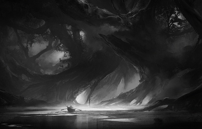 场景构图黑白构成画面构成黑白稿来自cgbook.cn (485)