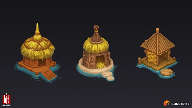 Architectural environment objects-花瓣网