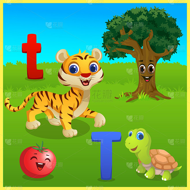 letter t for kids learning