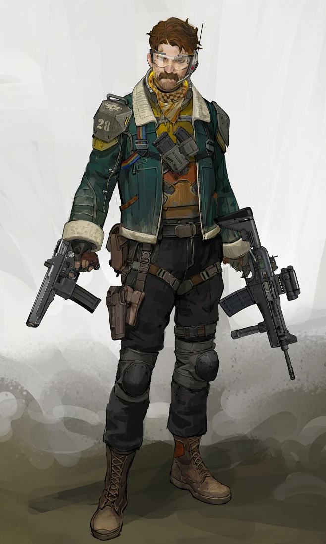 SF soldier-花瓣网