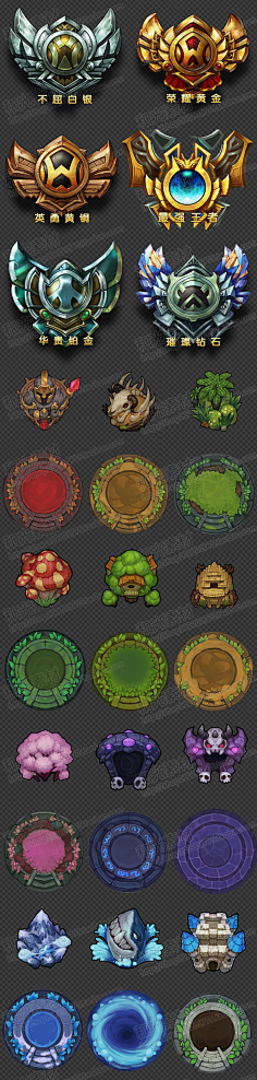 UI图标-花瓣网|陪你做生活的设计师 | 标icon/角色卡牌/特效场景