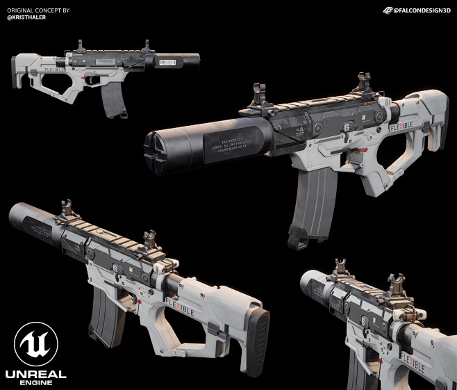 Assault Rifle, Concept by Kris Thaler