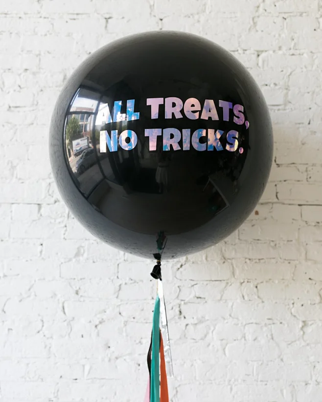 ALL TREATS Giant Balloon with Tassel : Floats 3 to 5 days. See ...