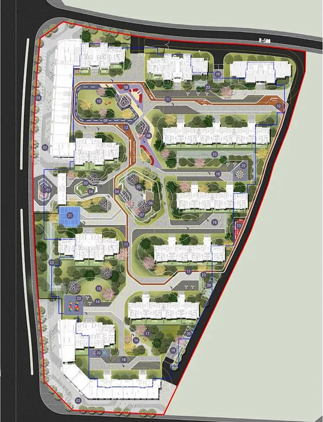 南昌保利中航城J01 J02住宅区景观概念方案