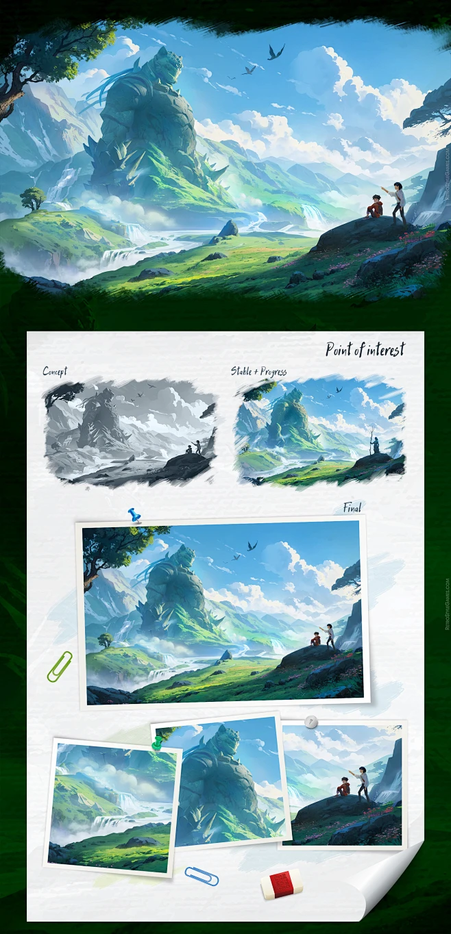 Fantasy Odyssey – Stylized MMO Backgrounds-花瓣网