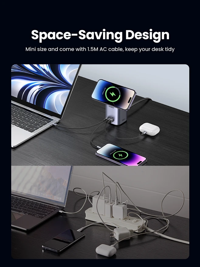 159.99US $ 40% OFF|Ugreen Gan 100w Desktop Charger With Magnetic ...