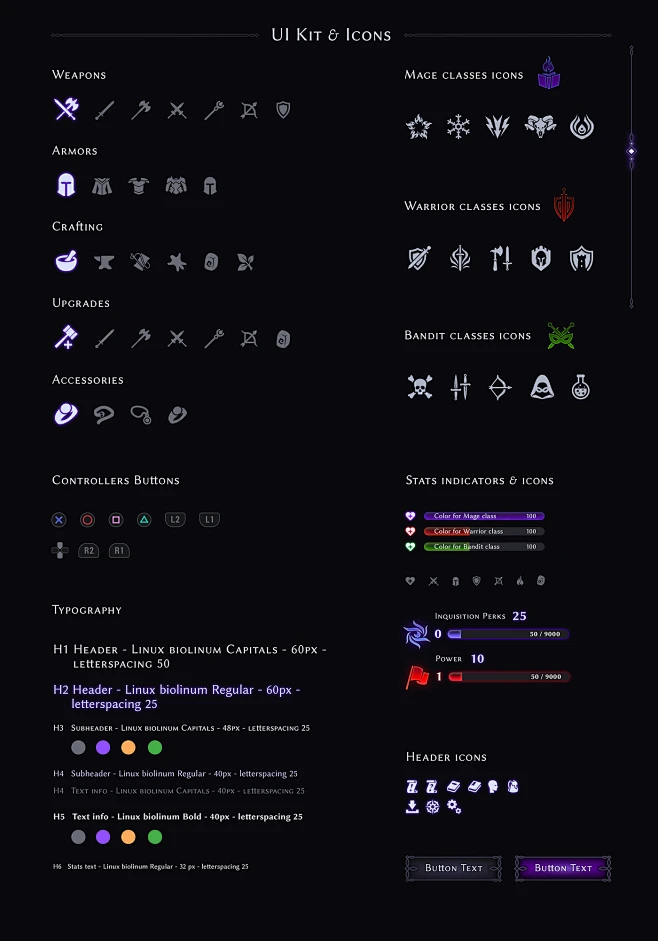 Dragon Age Inquisition UI redesign-花瓣网