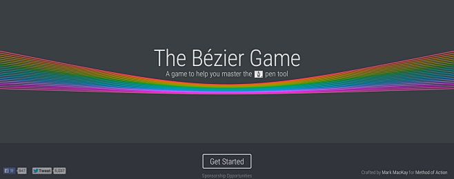 The Bézier Game|学习钢笔工具的网站，练习用好钢笔