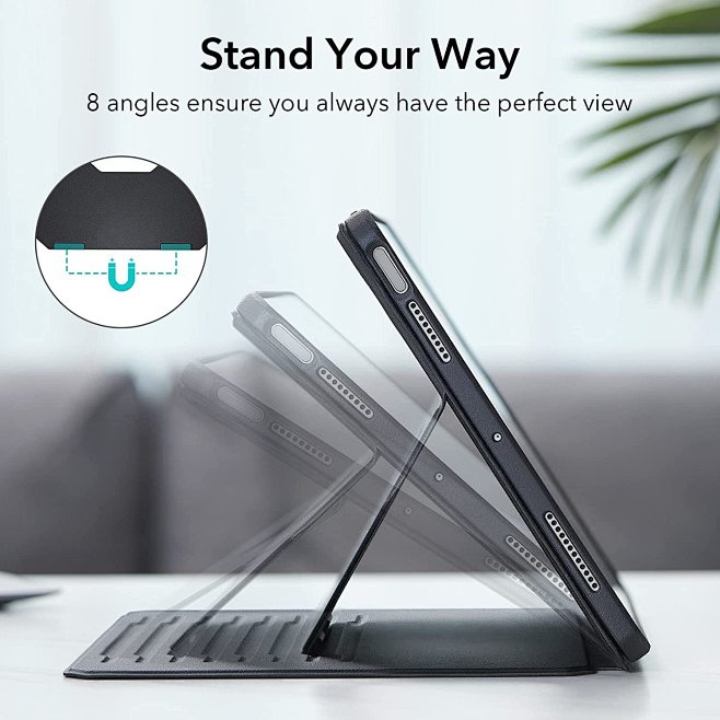 Amazon.com: ESR Stand Case Compatible with iPad Air 5/4, Rugged ...