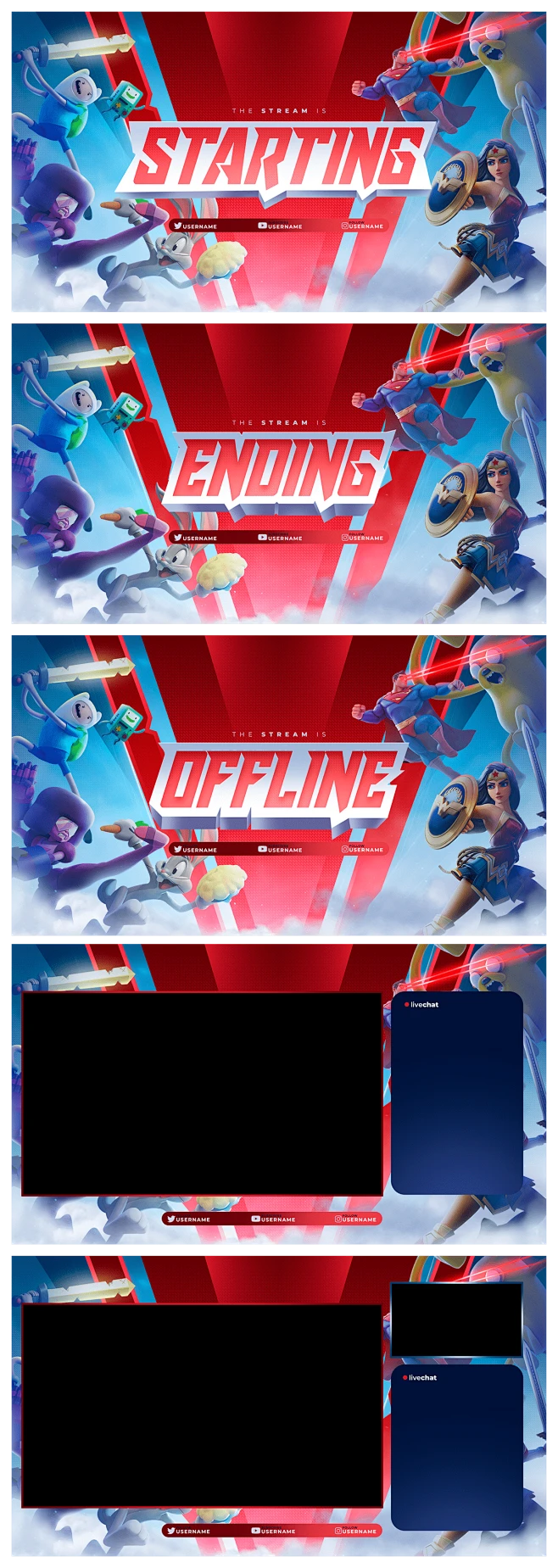 animation graphics Overlay panels stream stream overlay stream package ...