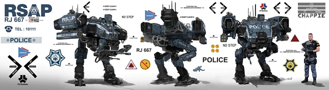 Chappie - The Moose, WETA WORKSHOP DESIGN STUDIO : Envisioned as an ...