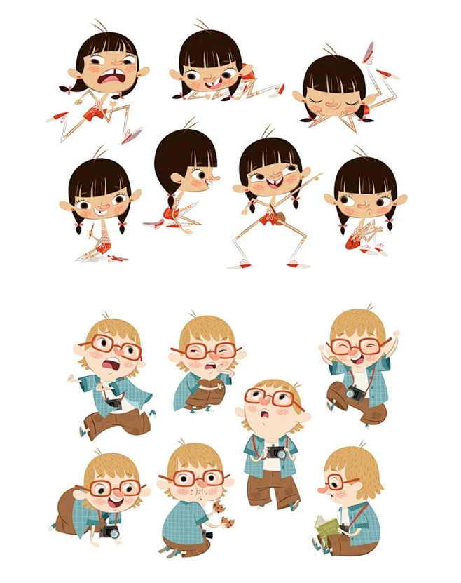 Personagens e cenários de Floopaloo (Where are you?)图片_角色设计图片素材-花瓣网