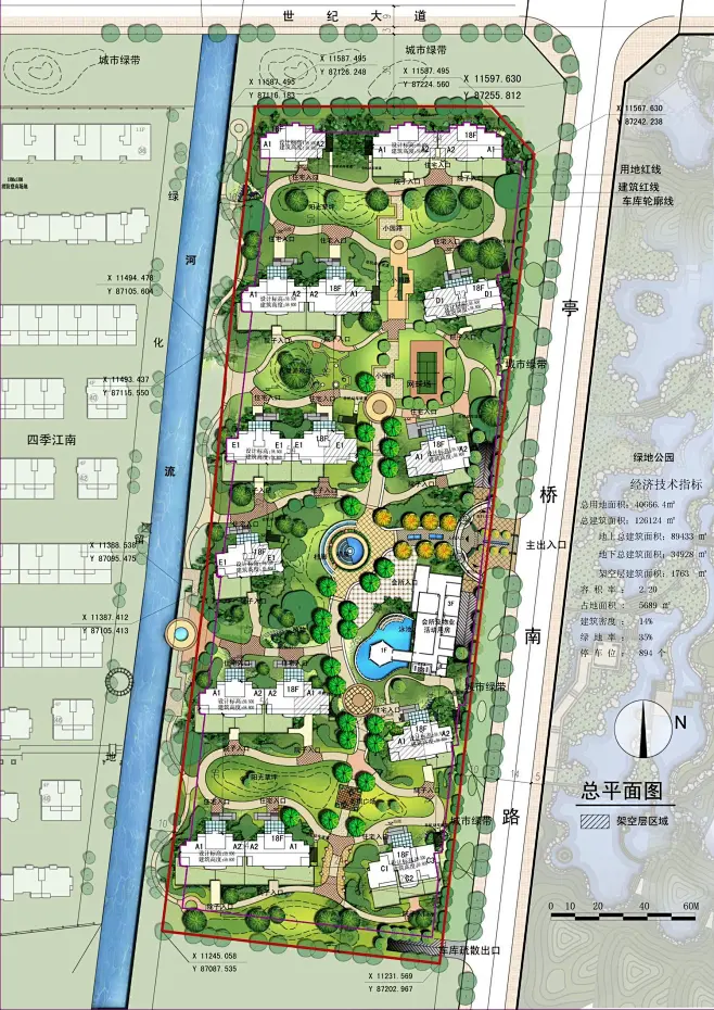 小区平面图-花瓣网